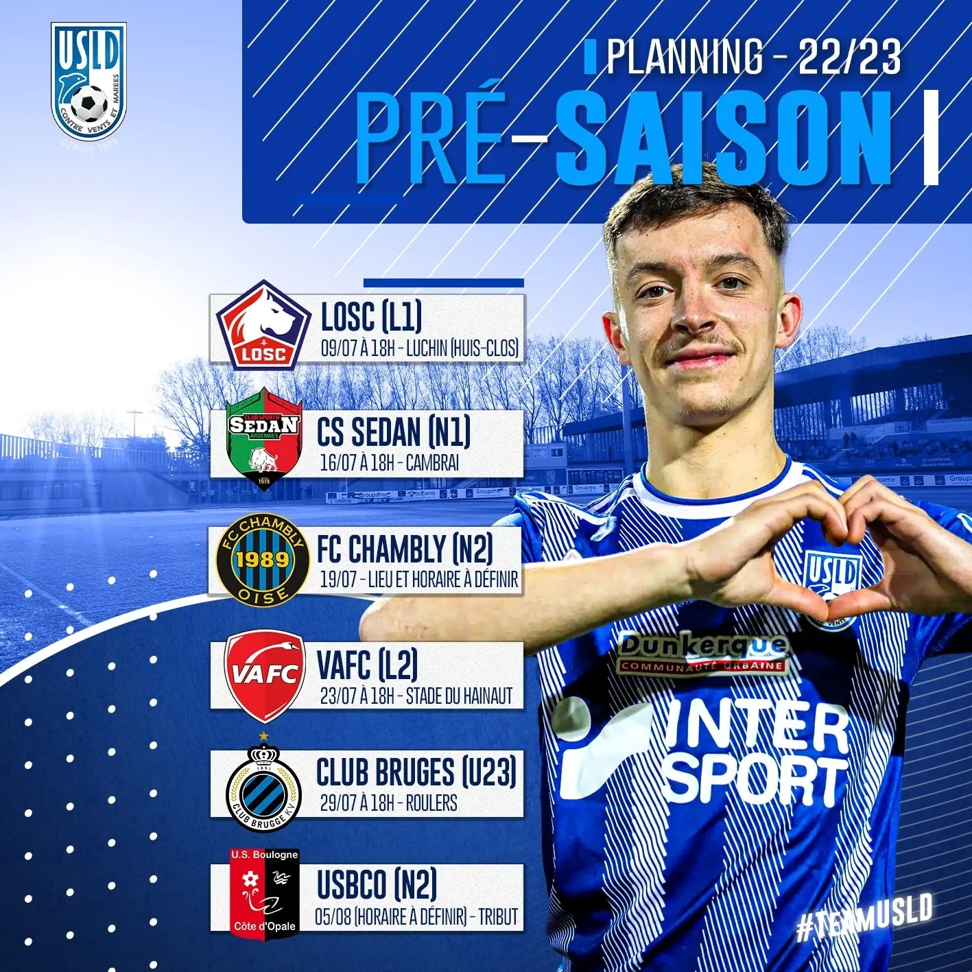 Le programme de l'USLD pour cet été