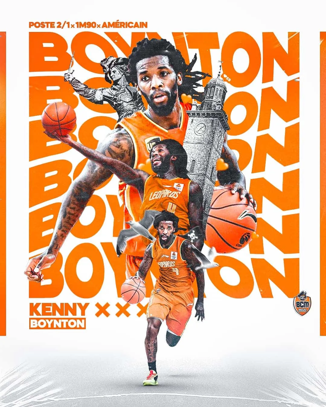 Kenny Boyton débarque au BCM
