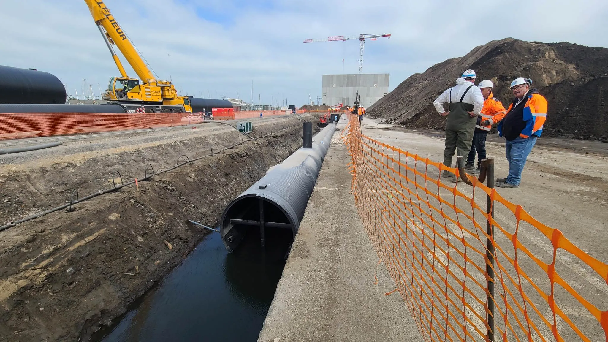 Un nouveau bassin de rétention créé zone de l'Eperon, une "prouesse ...