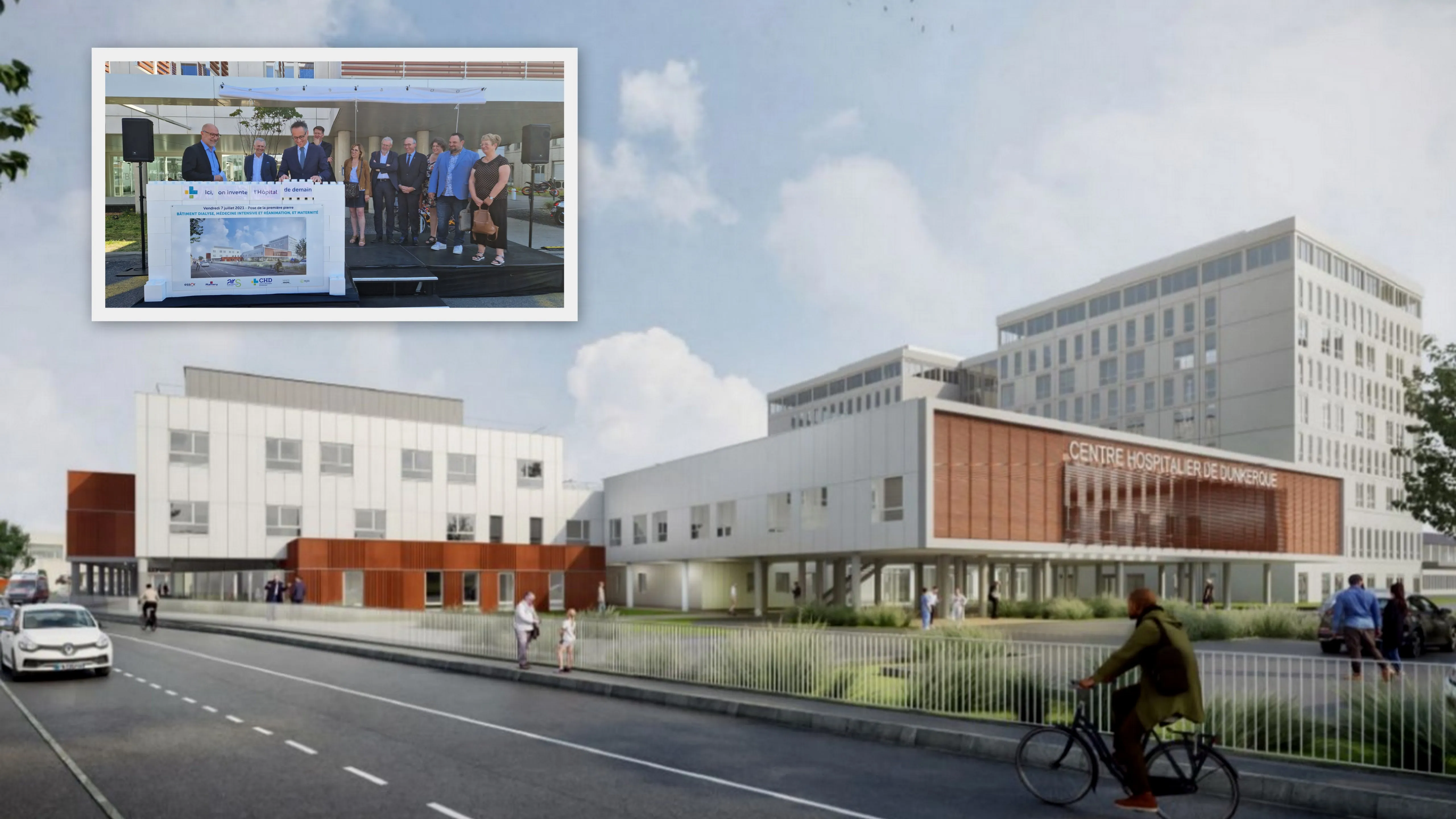 Dunkerque: les travaux d'extension de l'hôpital débutent, un nouveau ...