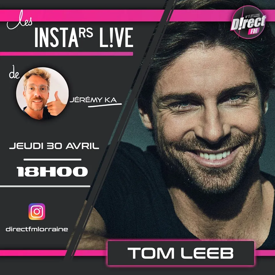 JÉRÉMY KA VOUS DONNE RENDEZ-VOUS À 18H SUR L'INSTAGRAM DE LA RADIO