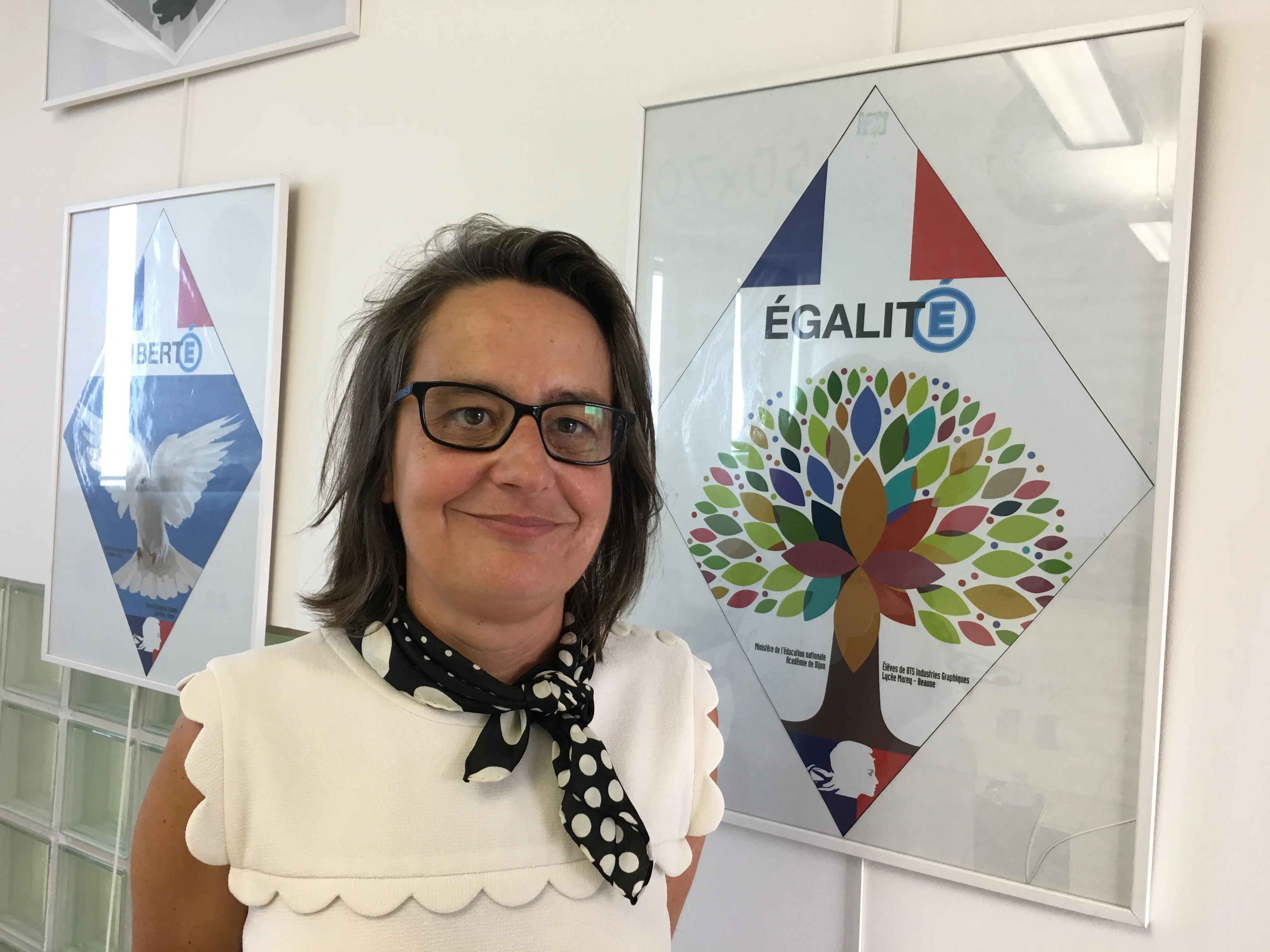 La rectrice en visite ce mercredi au collège Jean-Philippe Rameau, à Dijon