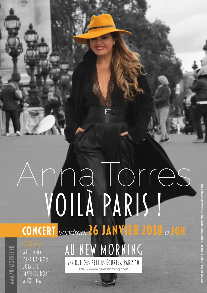« Voilà Paris ! », l'hommage brésilien d'Anna Torres à la France - LATINA