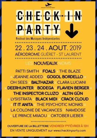 Festival Check in Party : 11 nouveaux noms - OUI FM