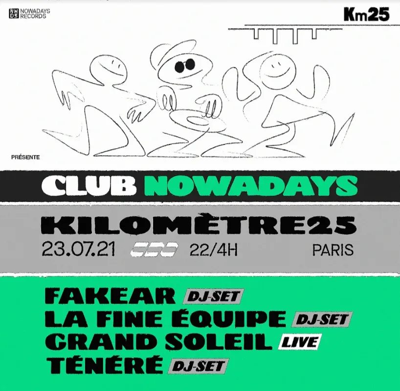 RADIO FG Le Club Nowadays fait son retour au Kilomètre 25