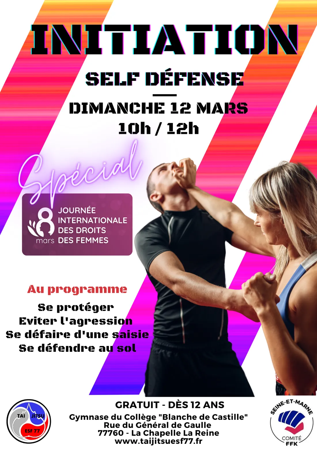 EVASION - Stage Initiation à la Self Défense