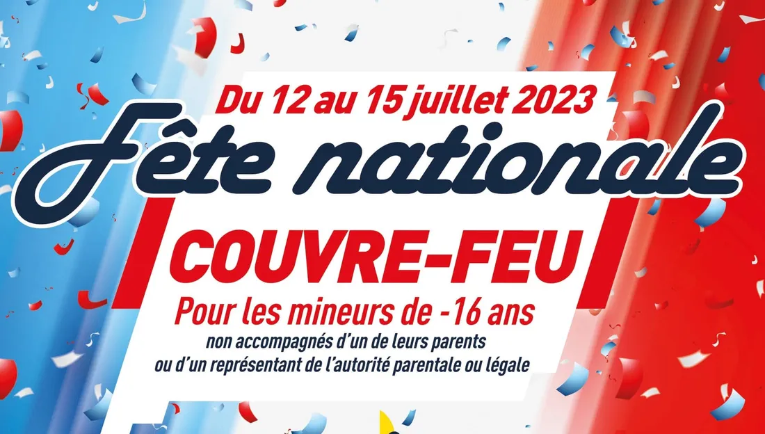 EVASION Le Couvre feu Pour Les Mineurs De Moins De 16 Ans De Nouveau