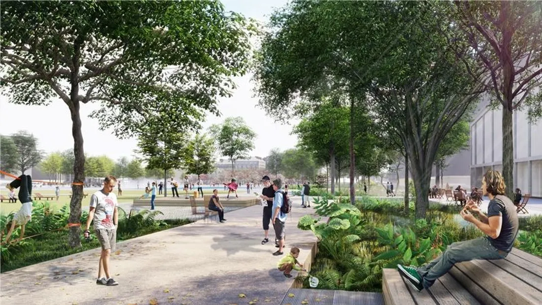 Nantes Les Travaux De La Place Gloriette Petite Hollande D buteront