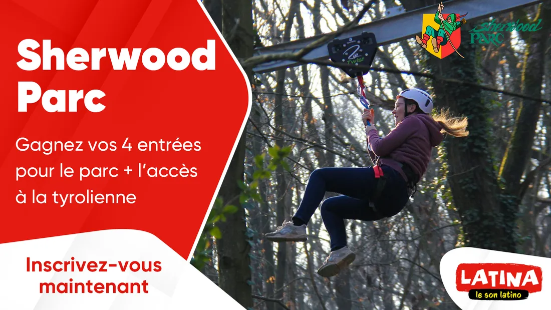 Sherwood Parc : gagnez vos 4 entrées pour le parc + l'accès à la tyrolienne