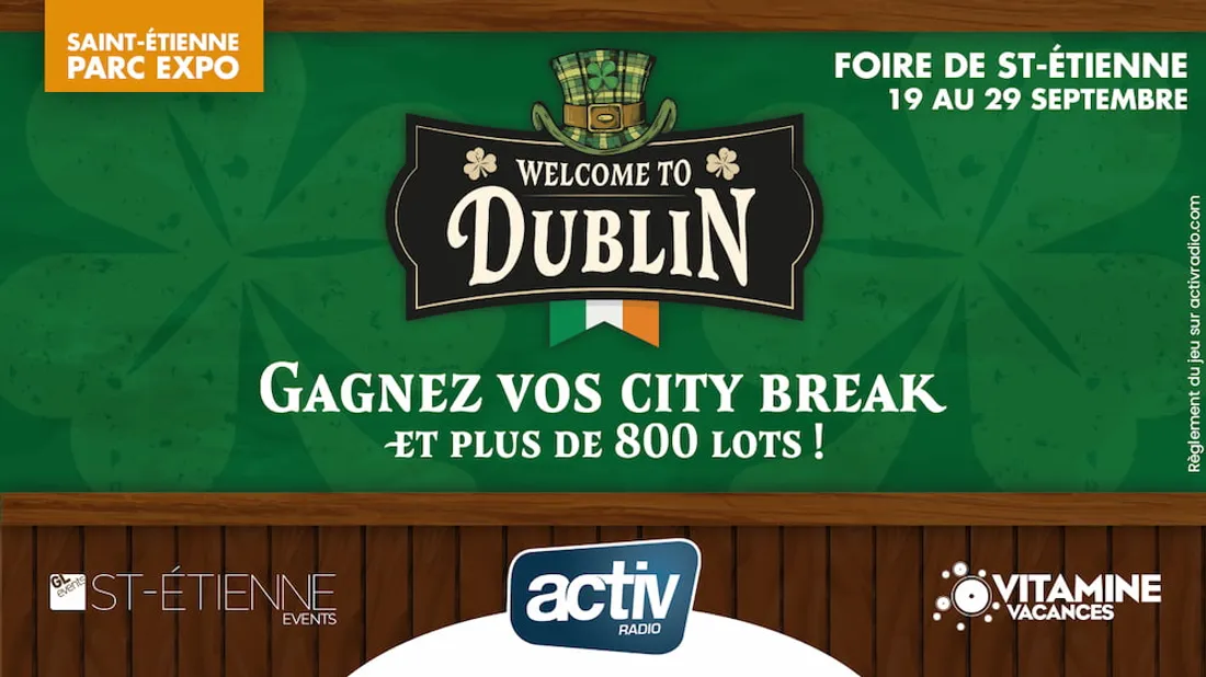 Gagnez votre séjour a Dublin!