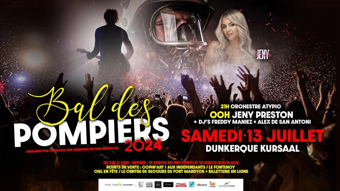Dunkerque : le bal des pompiers revient à l’occasion de la fête nationale