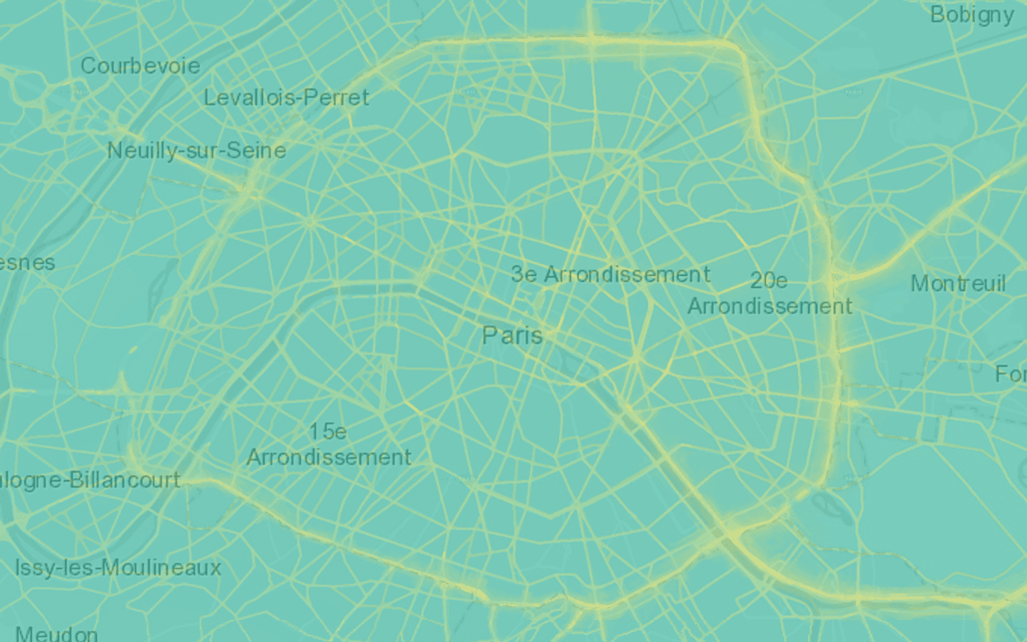 Une carte pour connaître la pollution de l’air en temps réel à Paris ...