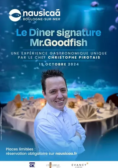 Le dîner signature Mr.Goodfish du chef Christophe PIROTAIS